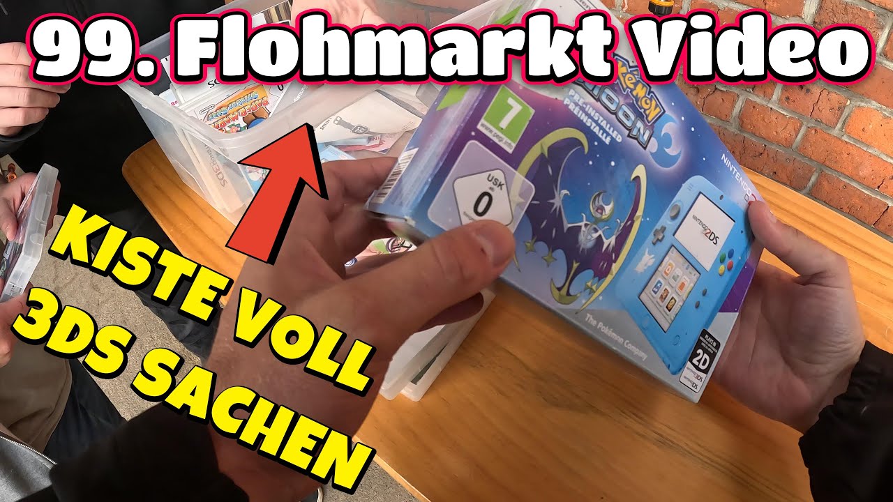 99 Flohmarkt Folge /// eine ganze Kiste voll mit DS und 3DS Sachen ...
