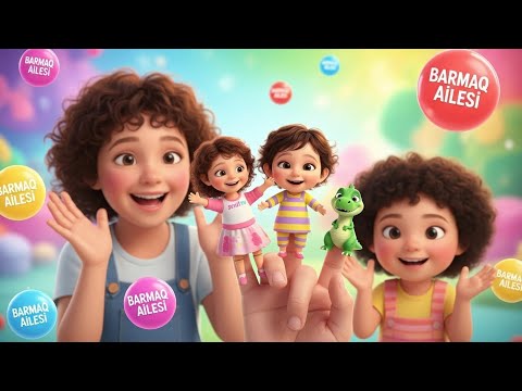 Barmaq Ailəsi Mahnısı 🖐️ | Uşaqlar üçün Əyləncəli Mahnı | Zərif TV