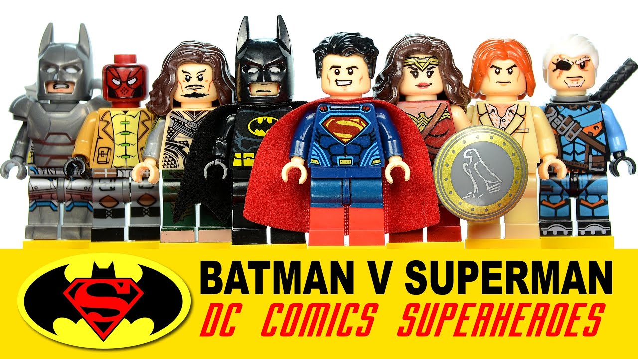 Batman v Superman Dawn of Justice DC Super Heroes LEGO KnockOff ...