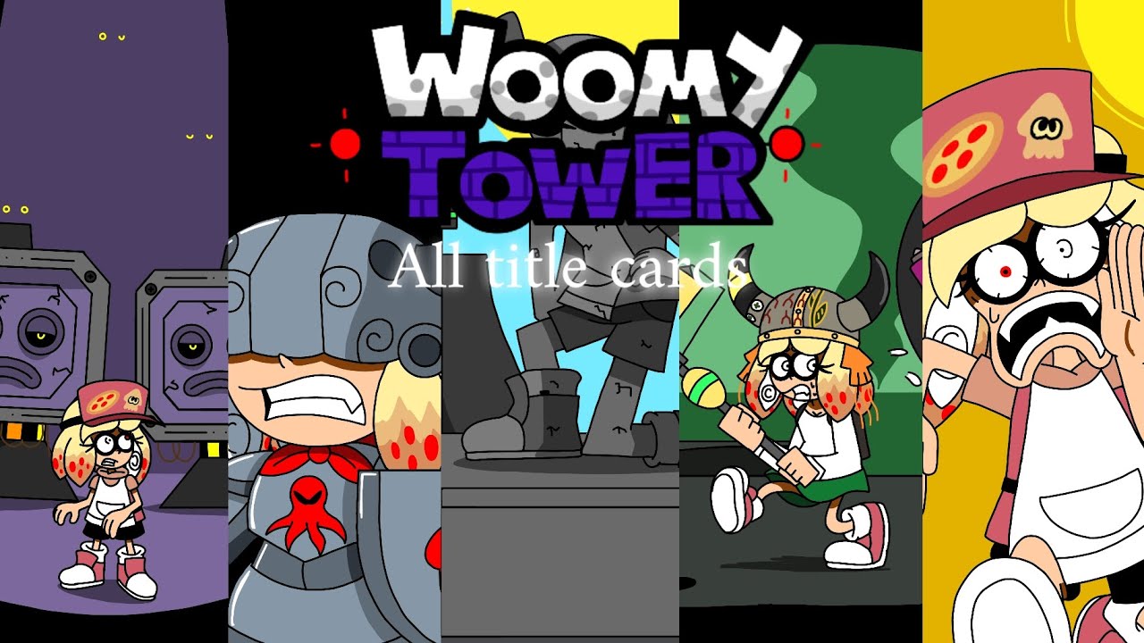 pizza tower all title cards but it's splatoon - YouTube