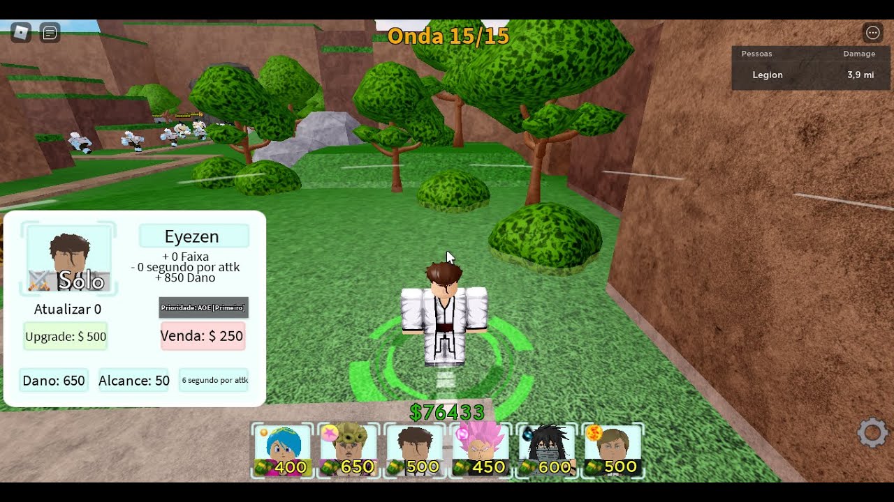 All Star Tower Defense: Aizen (Eyezen) Lvl 1 Showcase - YouTube