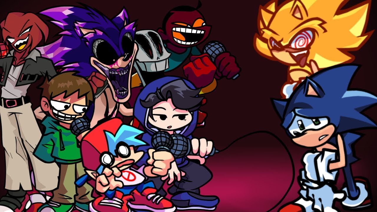 FNF Phantasm but Everyone Sings It - YouTube