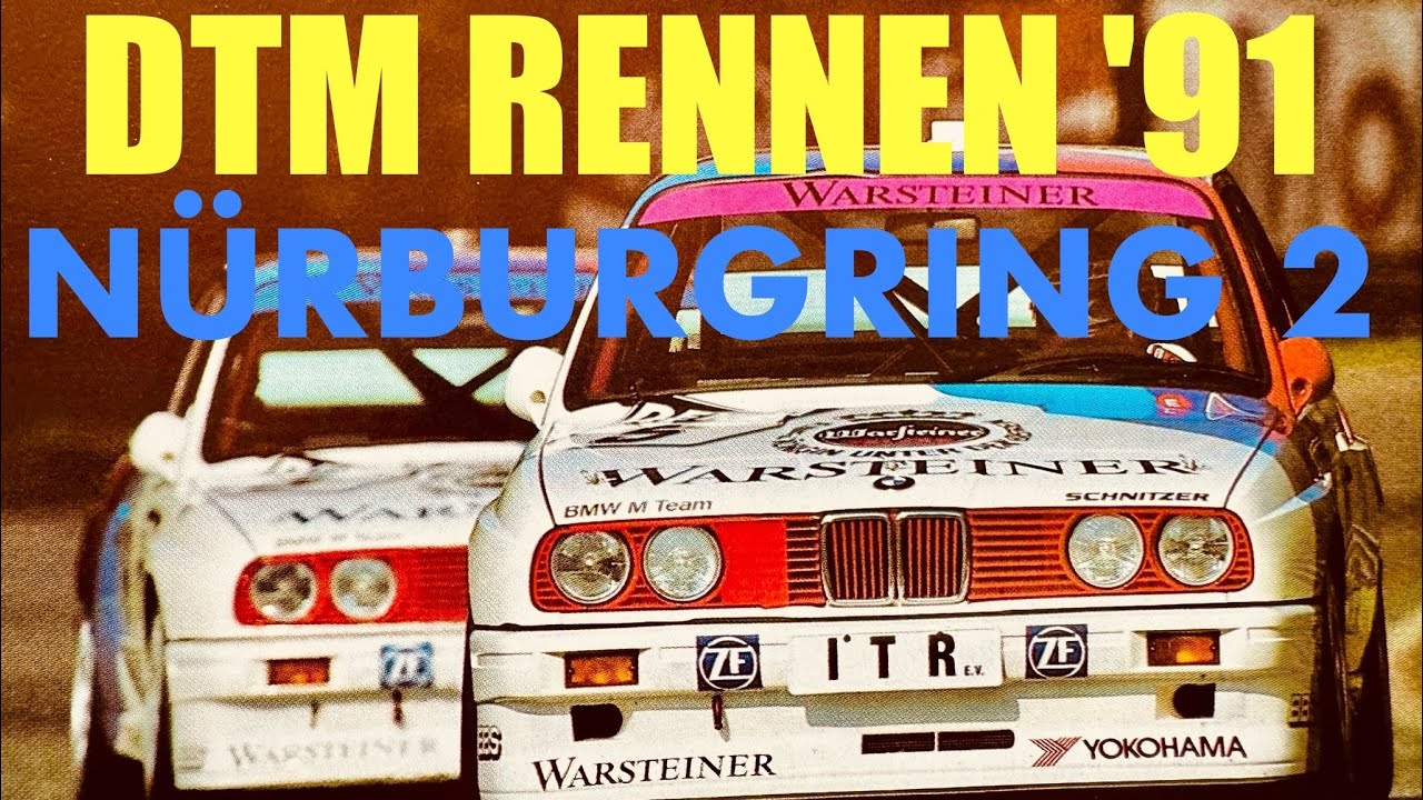 DTM 1991 Nürburgring 2 Rennen Lauf 15 & 16 Highlights Ellen Lohr ...