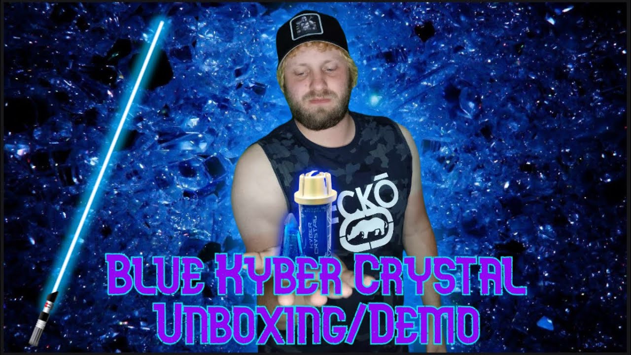Unboxing/Demo: Blue Kyber Crystal (Amazon) - YouTube