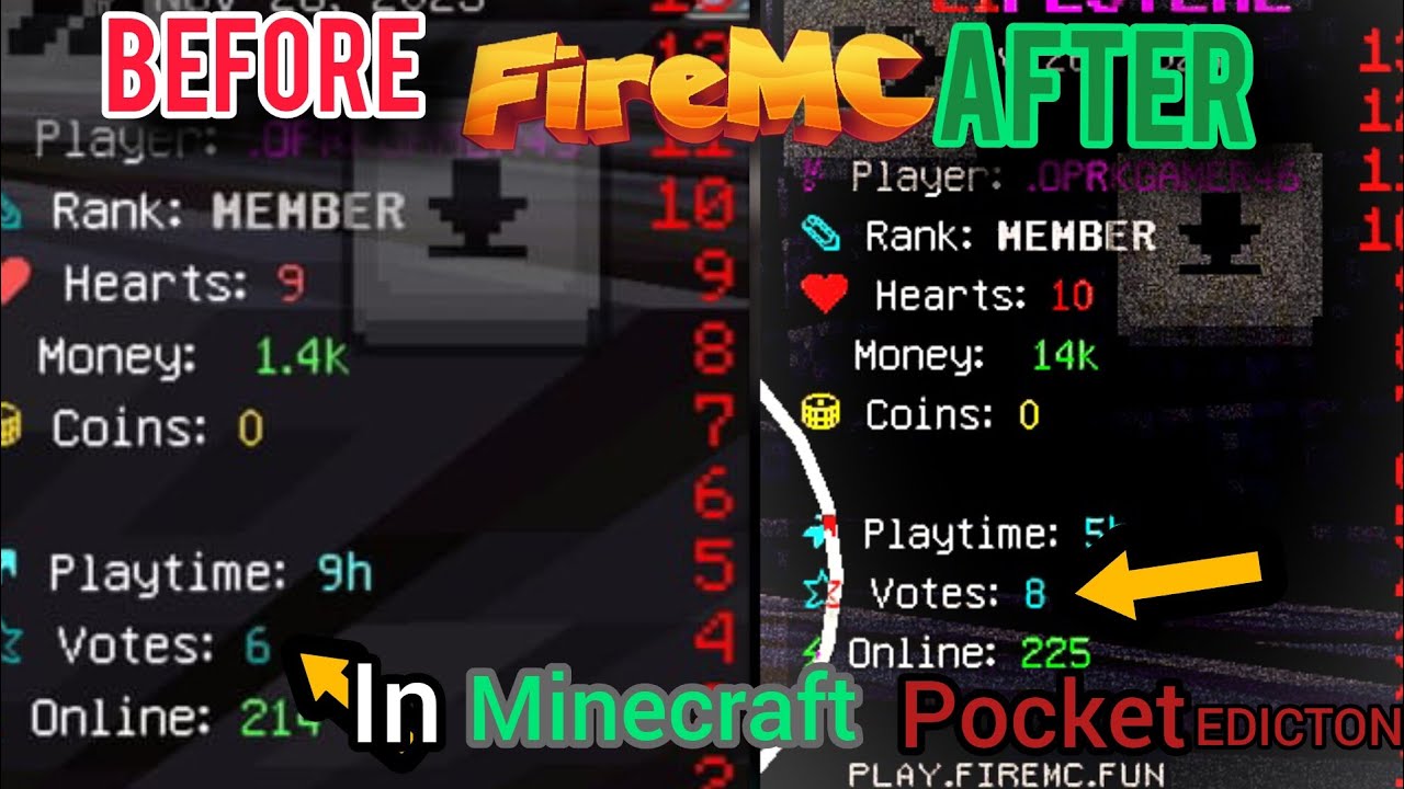 HOW TO VOTE IN FIREMC IN MINECRAFT POCKET EDITION #firemc @PSD1 - YouTube