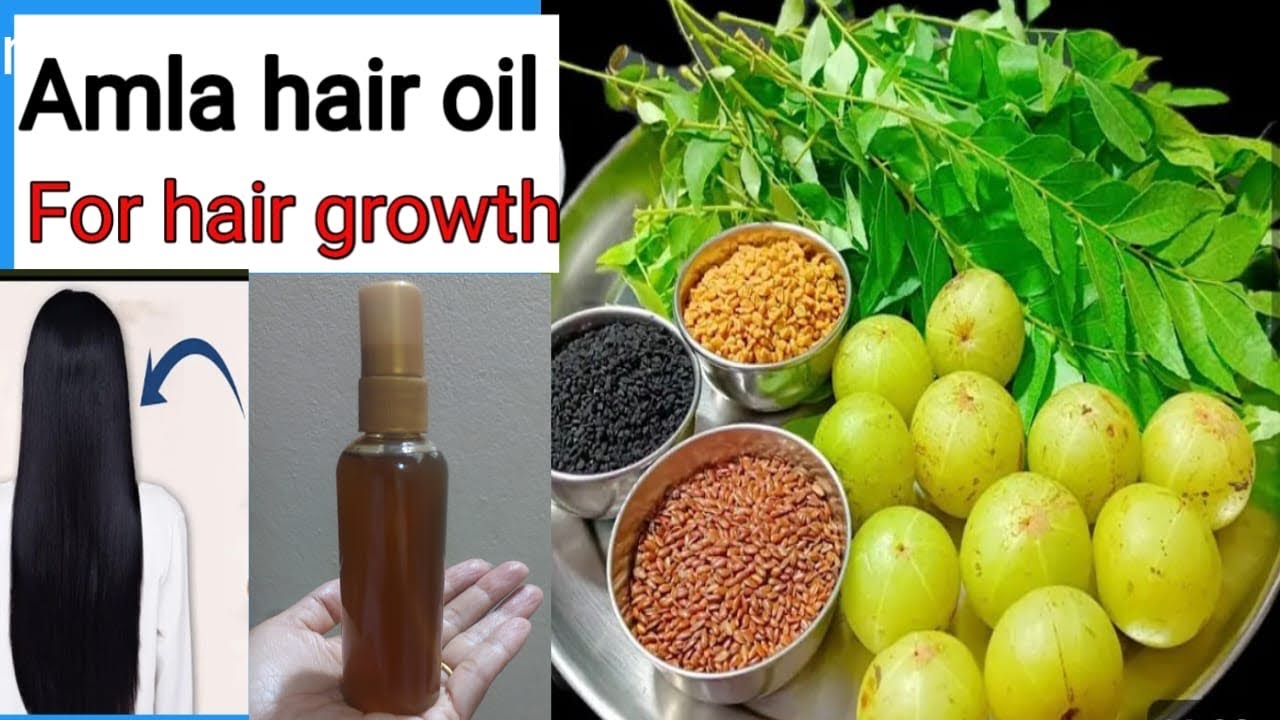 Homemade Amla hair oil //remedy for hair growth अमलाको तेल घरमै बनाएर ...