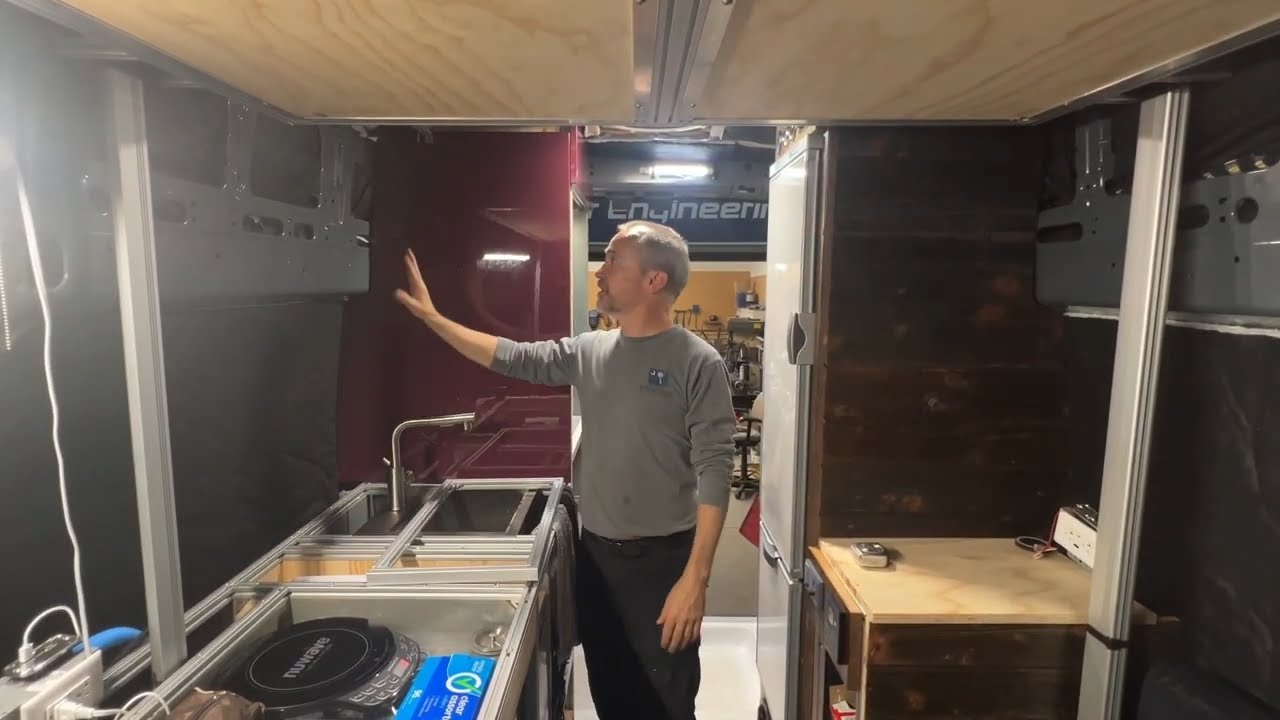 Van Build | Upper Cabinet & Cubby | 2022 Ford Transit - YouTube