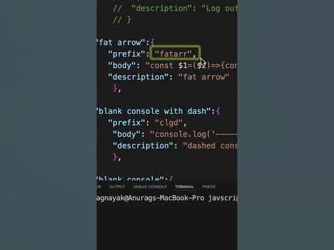 VS Code , code snippet - YouTube
