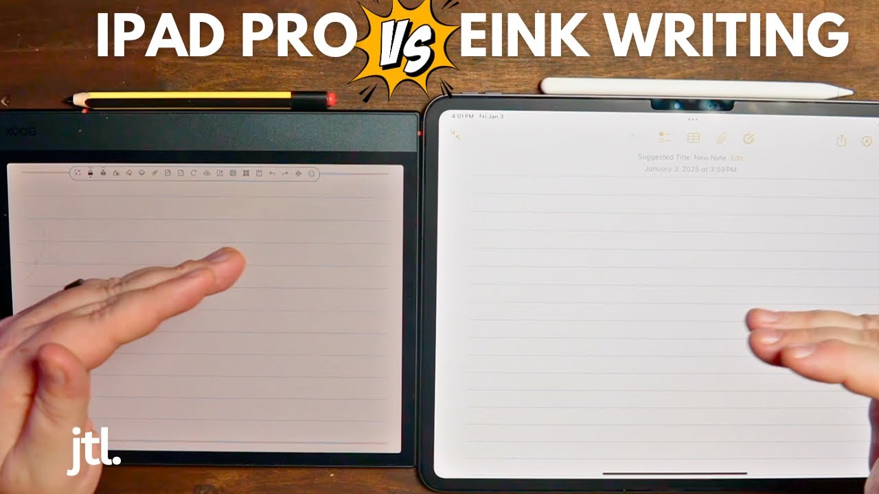 iPad Pro vs eInk Tablets: Which is Best for Handwriting? - YouTube