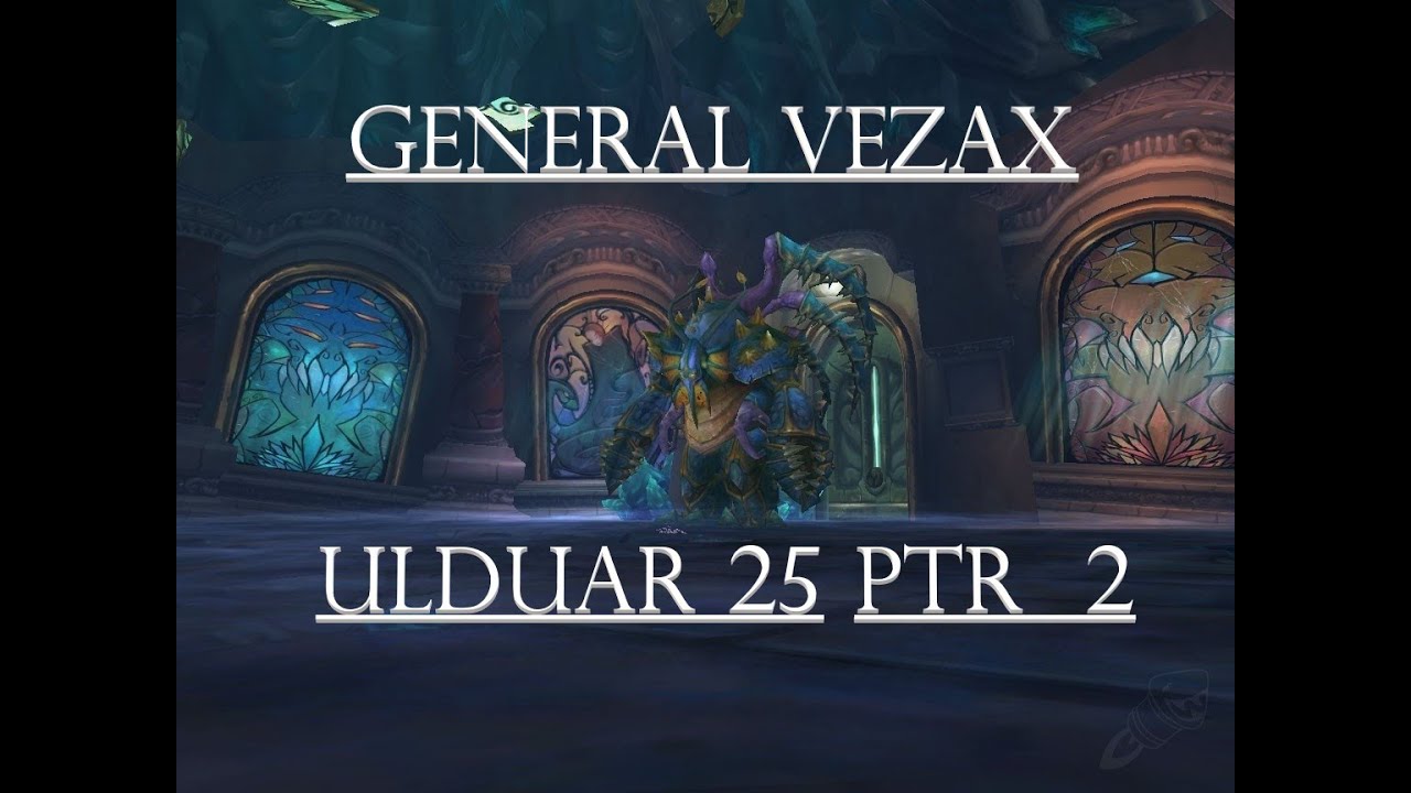 General Vezax Ulduar 25 Wotlk PTR 2 Holy priest Raidlead POV - YouTube