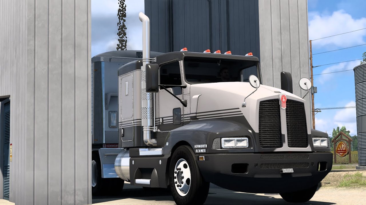 ATS 1.50 nebraska dlc crops hauling kw t600 - YouTube