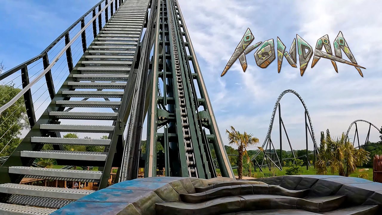 Kondaa [4K] Front Seat POV - Walibi Belgium - YouTube