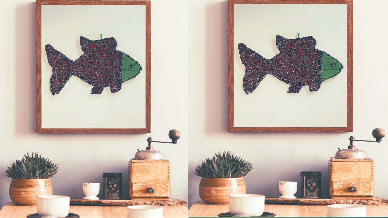 #diy fish cardboard 🐟# diy cardboard craft - YouTube