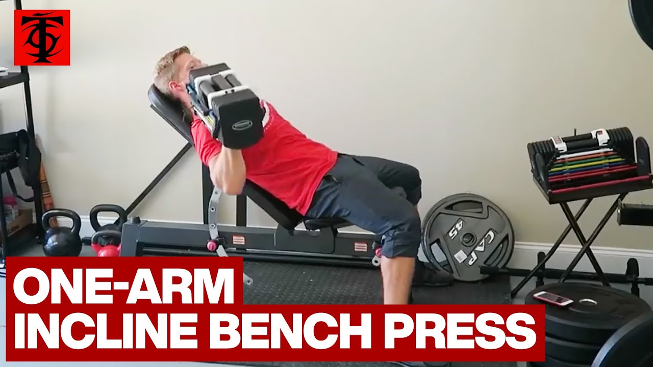 One-Arm Incline Bench Press - YouTube