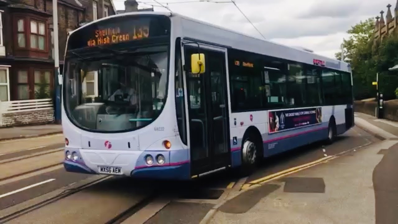 First Bus Sheffield X First Somerset 69222 On 135 From Rotherham To ...