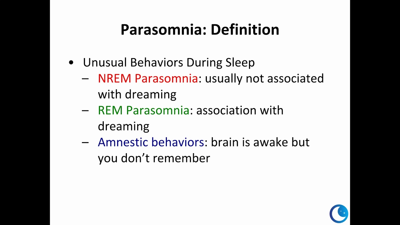 What is Parasomnia? - YouTube