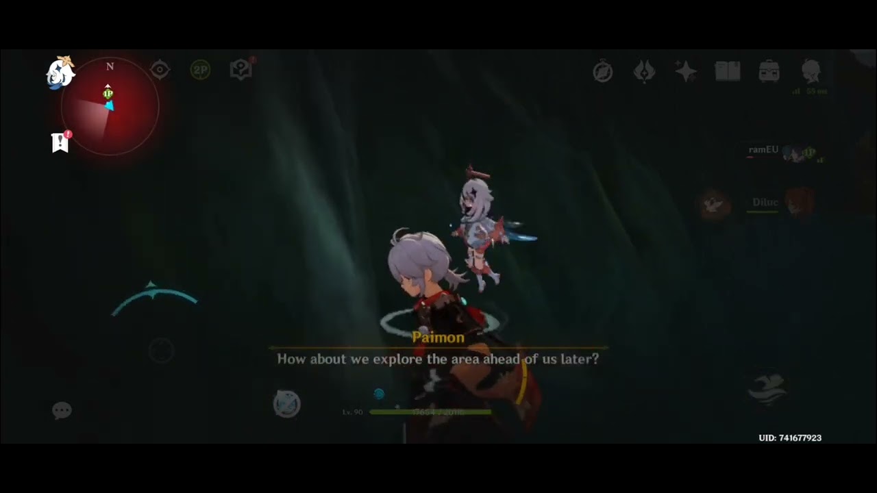 paimon is drowning me to death in sumeru waters - YouTube