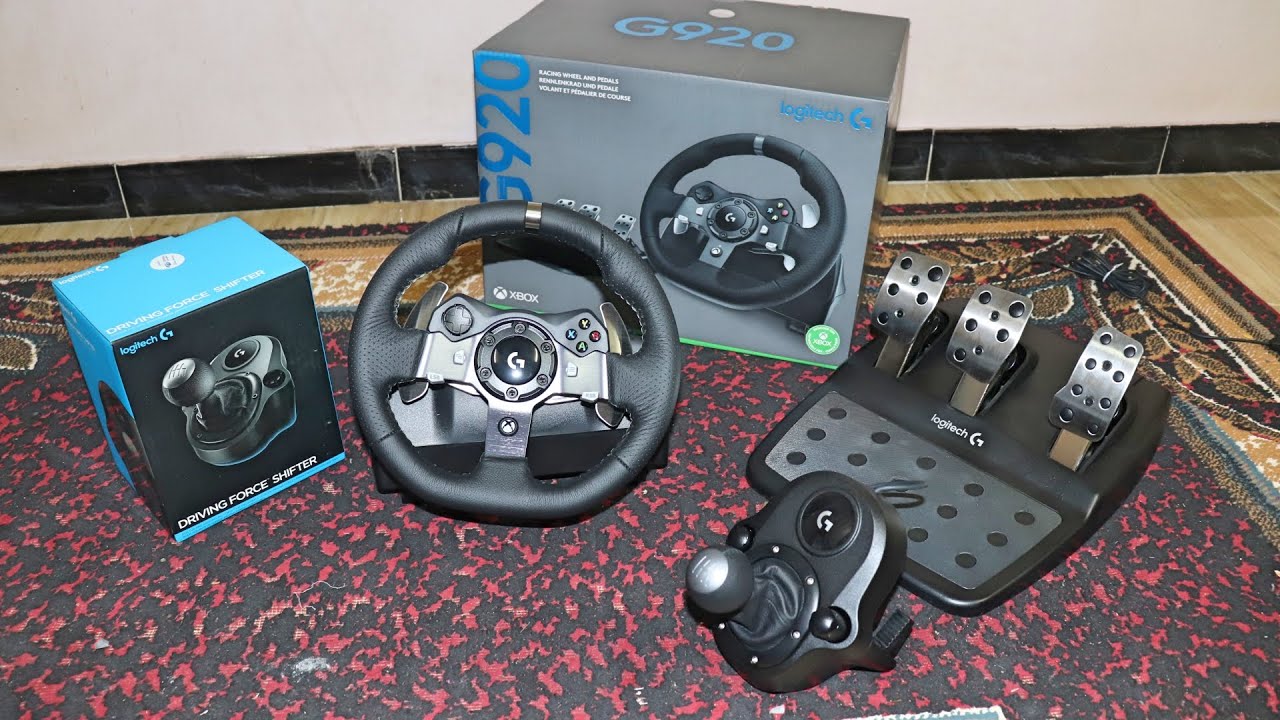Logitech G920 steering wheel for a Xbox- PC - Unboxing - YouTube