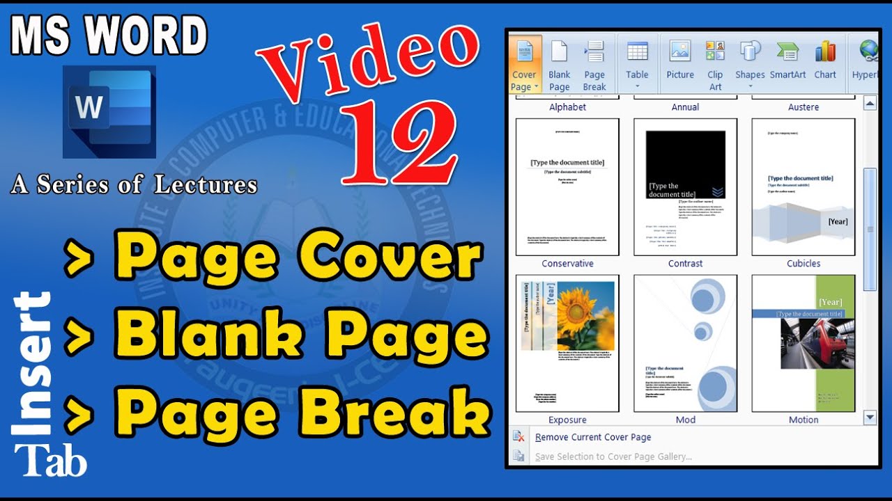ms-word-cover-page-blank-page-and-page-break-ms-word-insert-tab-images