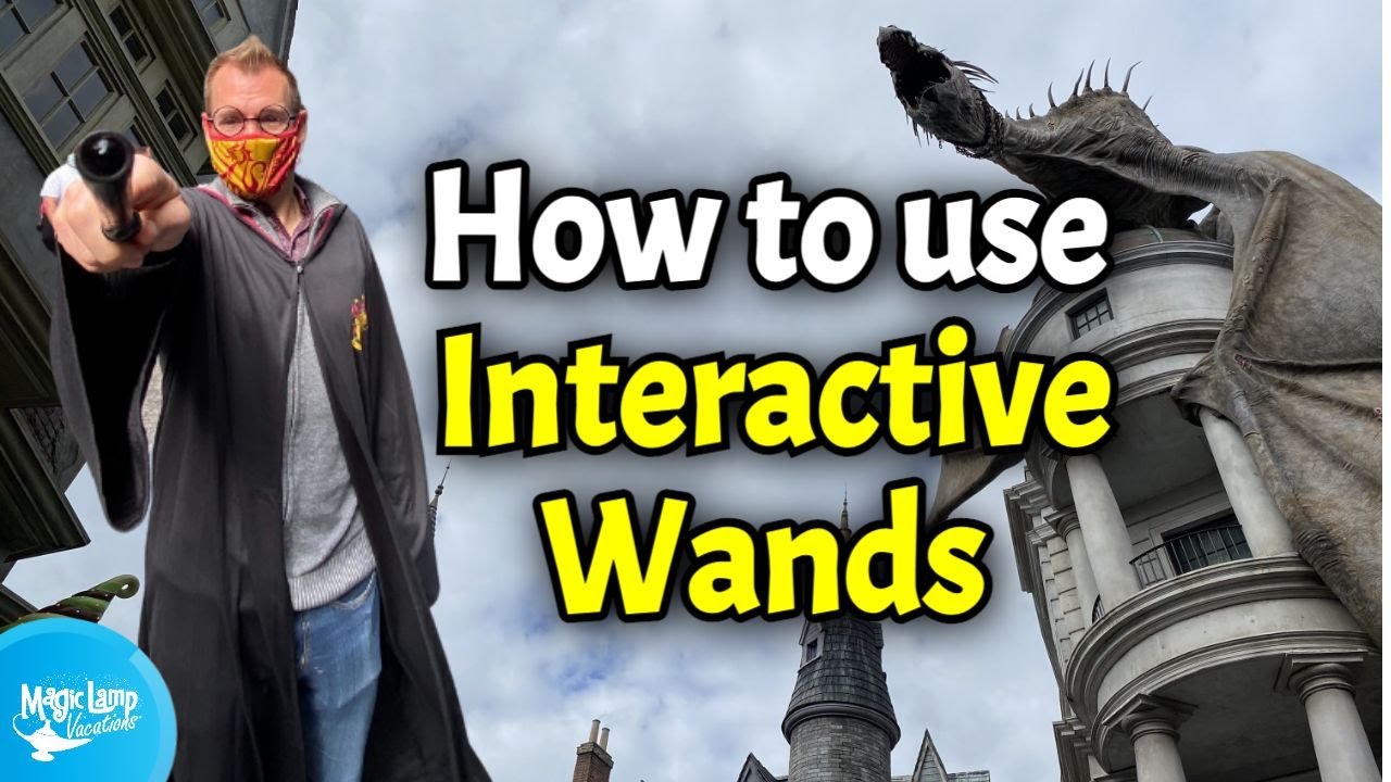 How to Use Interactive Wands at Universal || Wizarding World of Harry ...