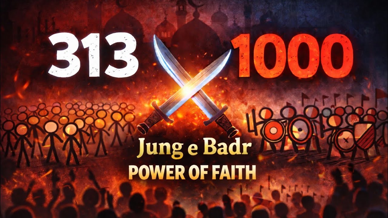 Jange badar /313 vs 1000 | Islamic history - YouTube