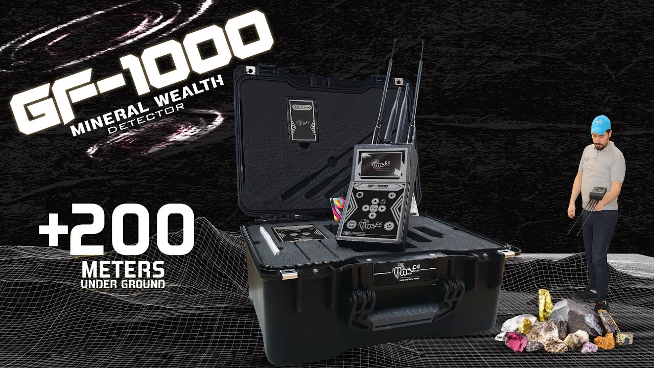 GF 1000" 33 Elements Detector - Ore & Diamonds & Gems Detector - YouTube