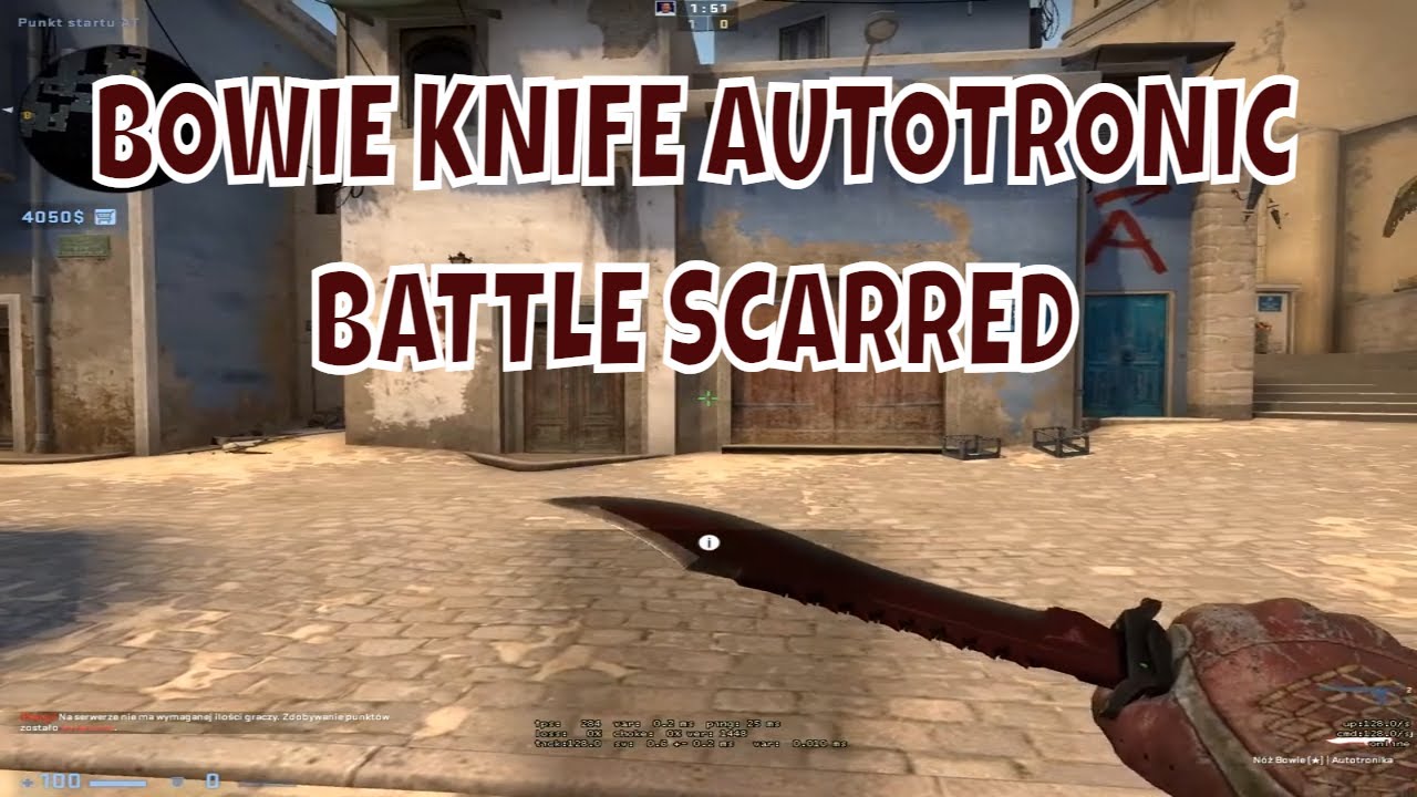 Bowie Knife Autotronic | CSGO Knife Animation (Battle Scarred Float ...