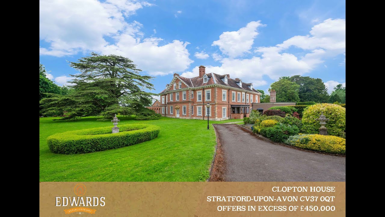 Clopton House, Stratford upon Avon - YouTube