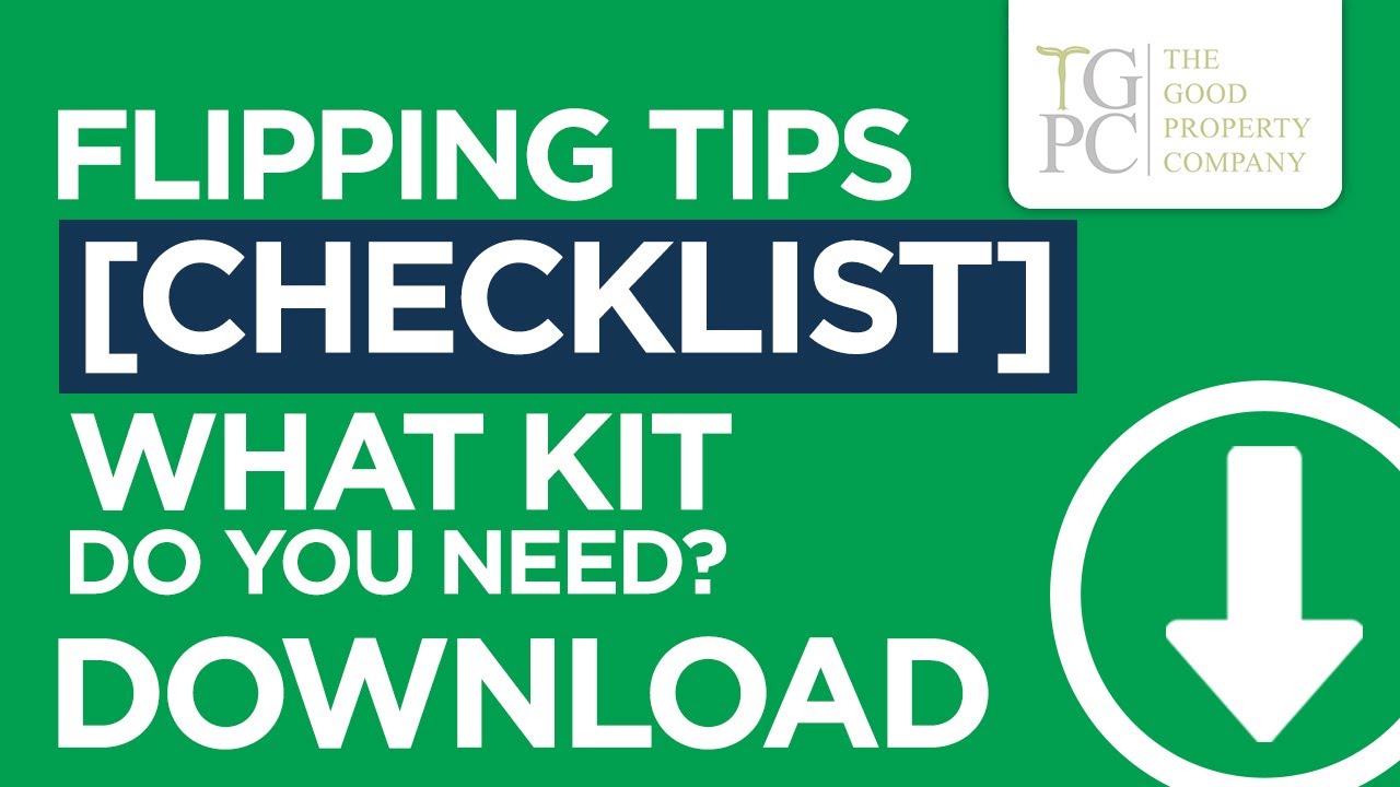 Flipping - what kit do I need? – You can download your Checklist now ...