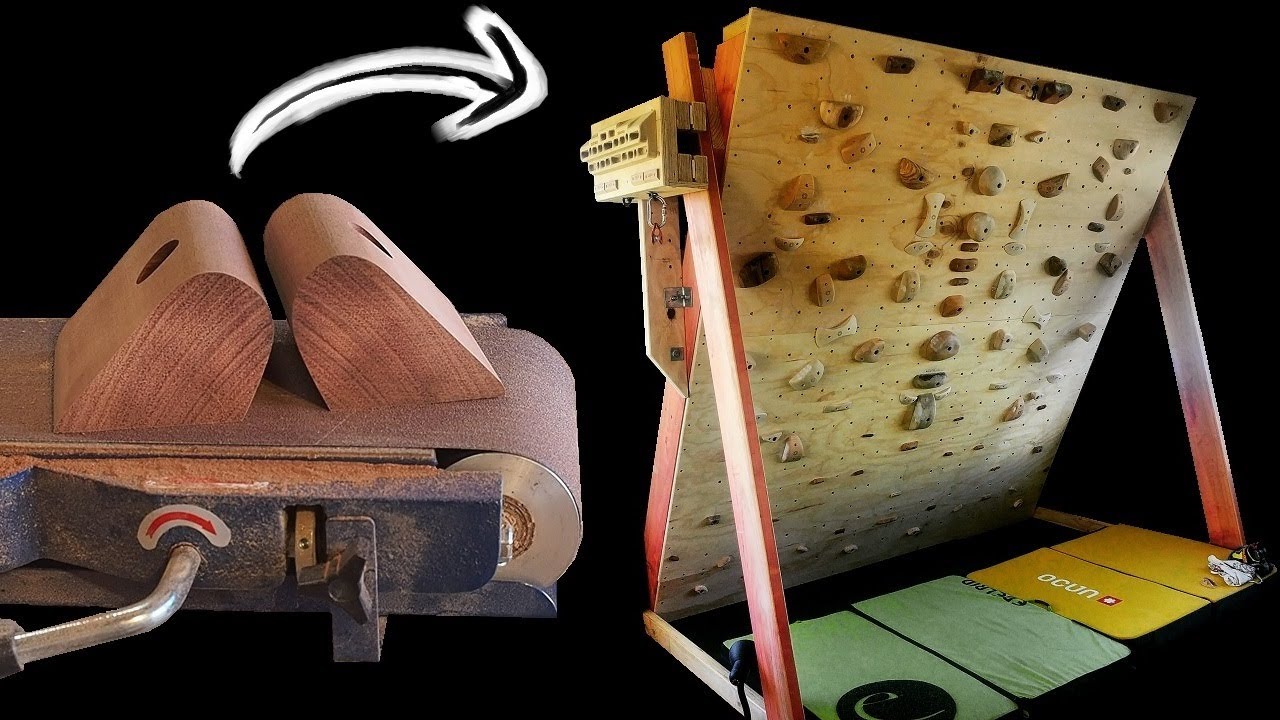 Simple DIY Wooden Climbing Holds - YouTube