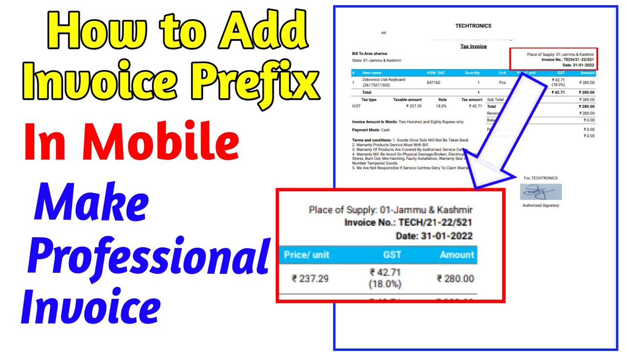Vyapar Invoice Prefix How To Add Invoice Prefix In Vyapar App Mobile Vyapar Invoice Prefix How To Add Invoice Prefix In Vyapar App Mobile