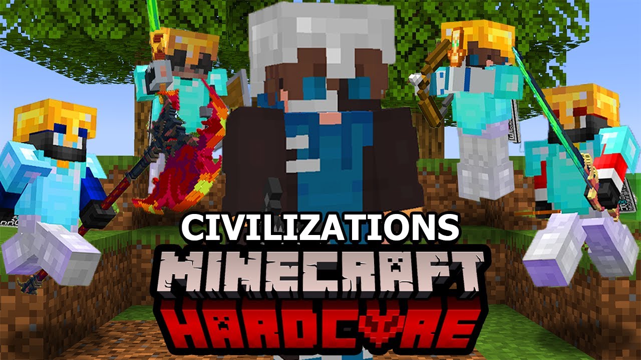 100 Players Simulate Minecraft Civilizations - YouTube