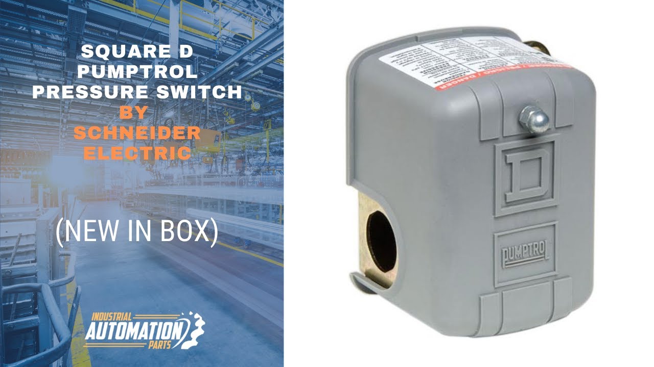 9013FHG44J59M1X Square D Pumptrol Pressure Switch - YouTube