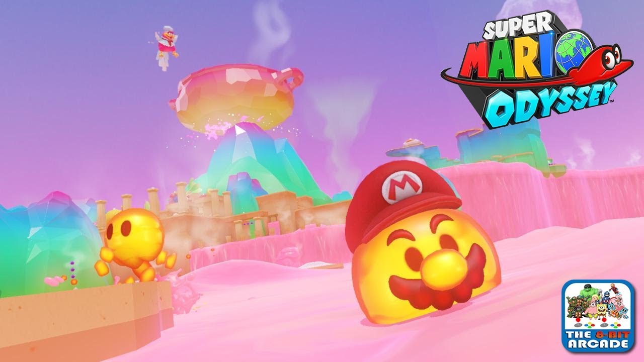 Super Mario Odyssey - Cookatiel Showdown Atop the Cascading Magma ...