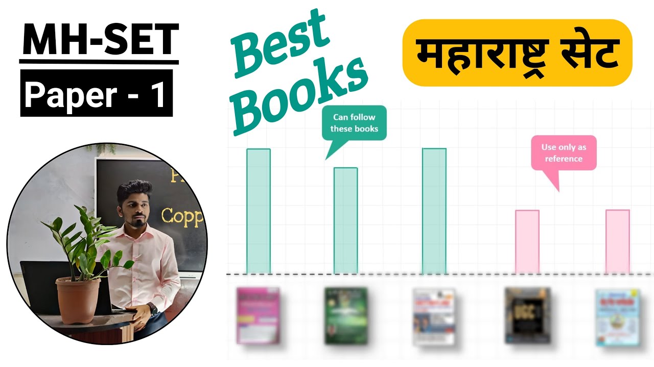 Important Books for SET exam paper 1 | Mh SET 2025 books paper 1 | सेट ...