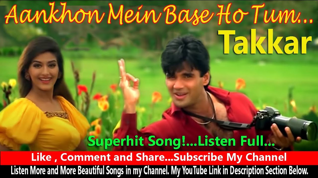 Aankhon Mein Base Ho Tum Song | Takkar | Superhit Hindi Songs | Popular ...