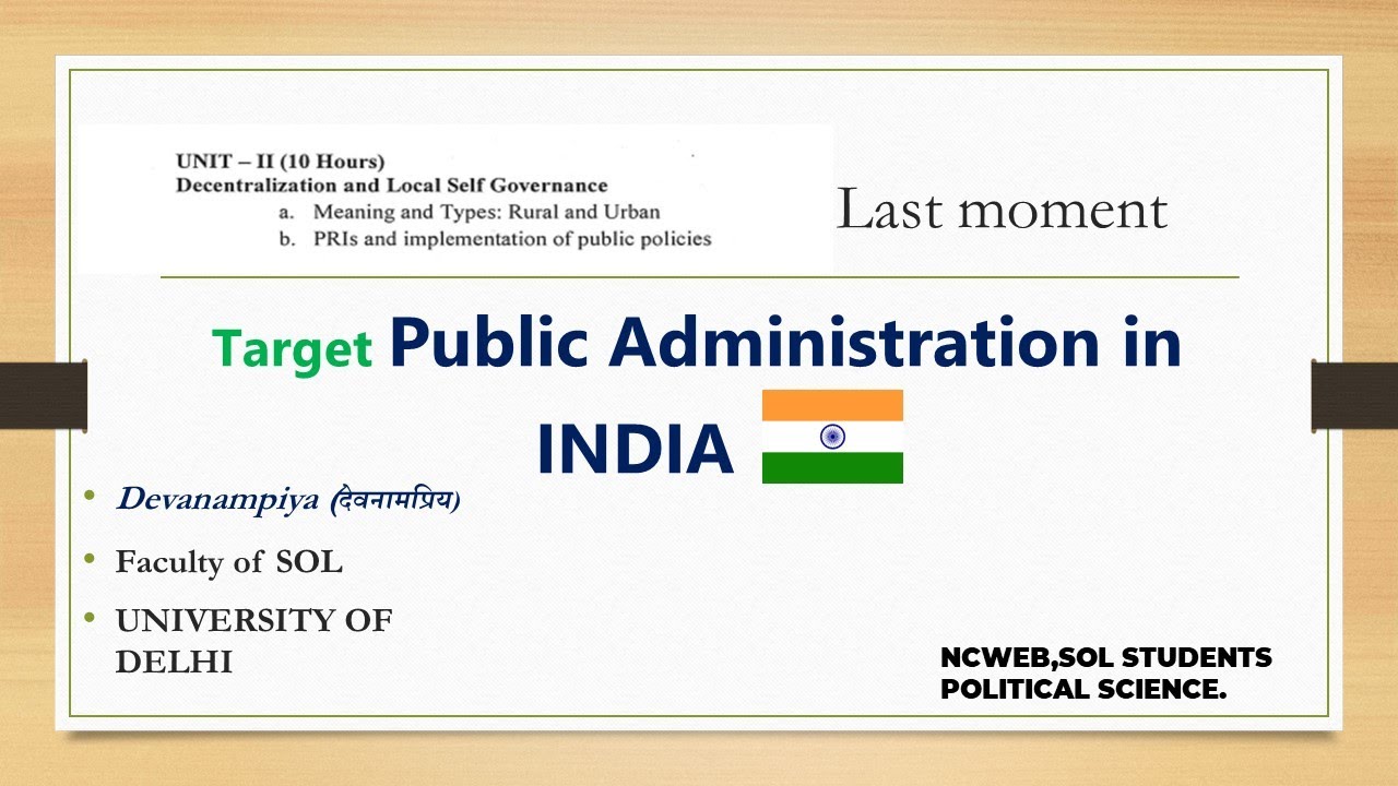 Panchayati Raj Institutions पंचायती राज व्यवस्था 73rd, 74th Amendment ...