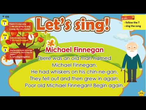 Michael Finnegan 51Talk song with Lyrics - YouTube