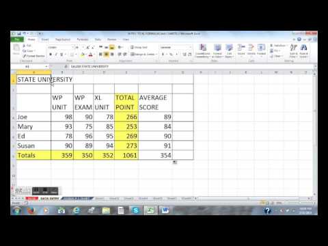 INTRO TO XL FORMULAS & CHARTS - YouTube