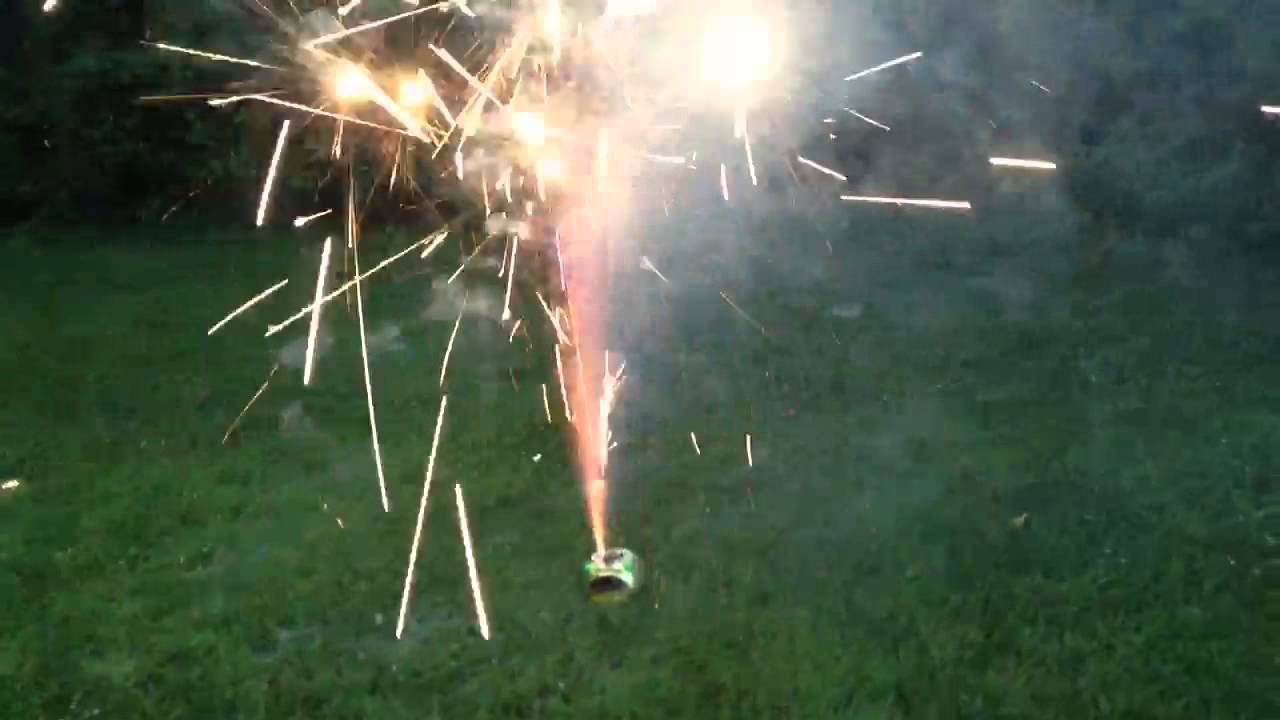 Frog fountain firework - YouTube