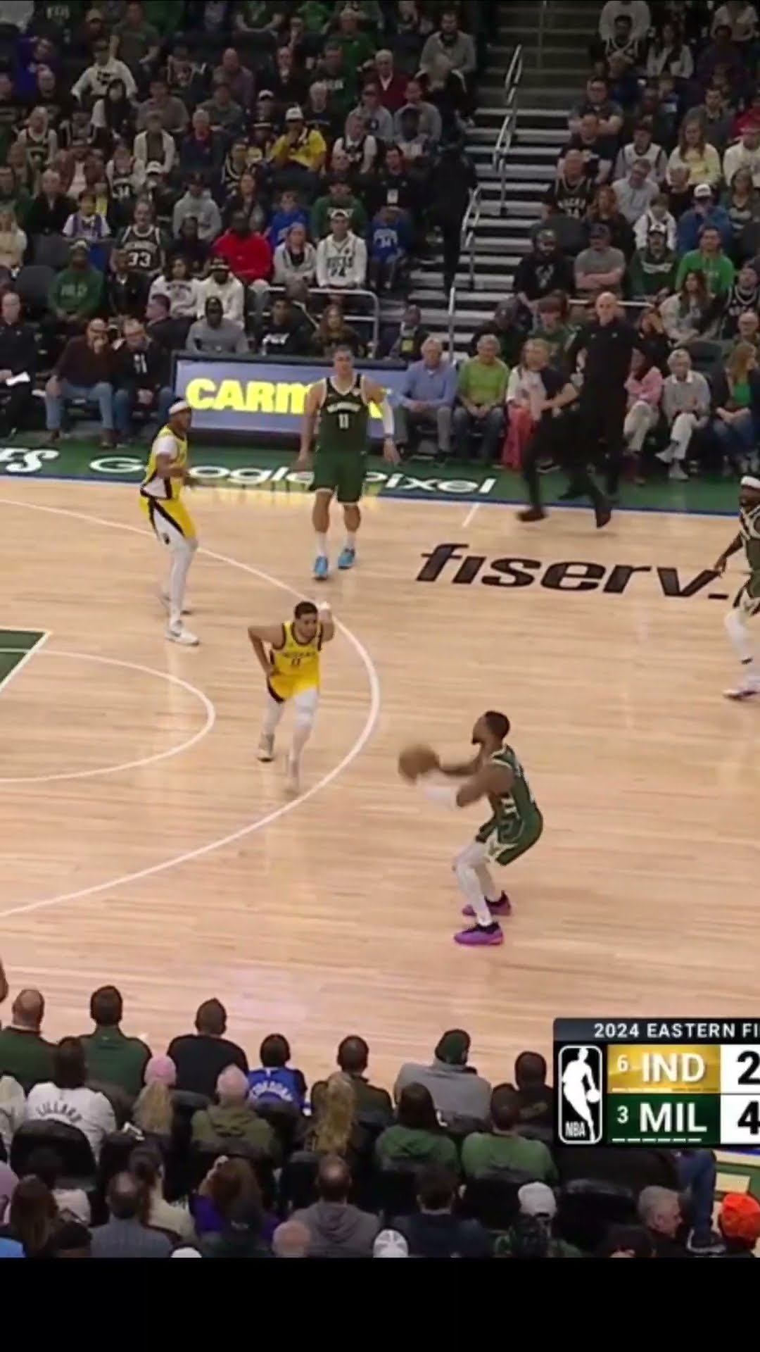 35 points in a half! Most points by any Bucks player. #nbaplayoffs #nba ...