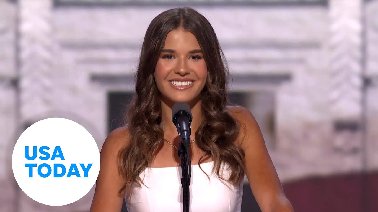 Granddaughter of Donald Trump, Kai Trump, speaks at RNC | USA TODAY ...