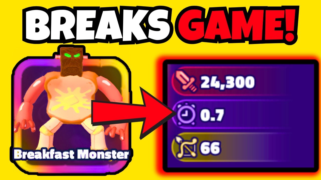 We Make BREAKFAST MONSTER OP in SpongeBob Tower Defense! - YouTube