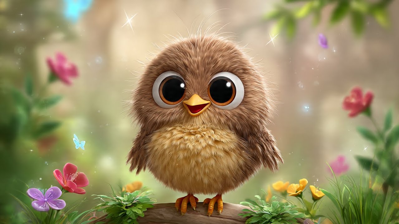 “Happy Sparrow Cartoon for Kids – Learn & Play with Fun Animation ...