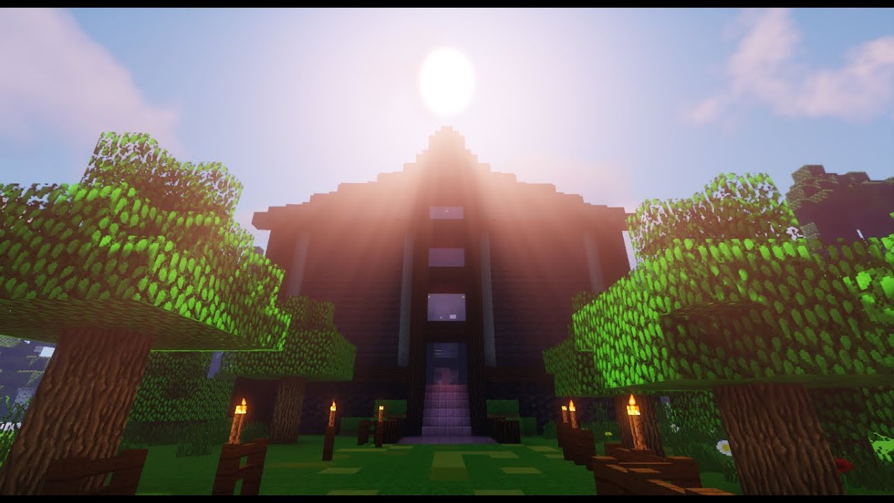 Custom Minecraft Blackstone Mansion Tour - YouTube
