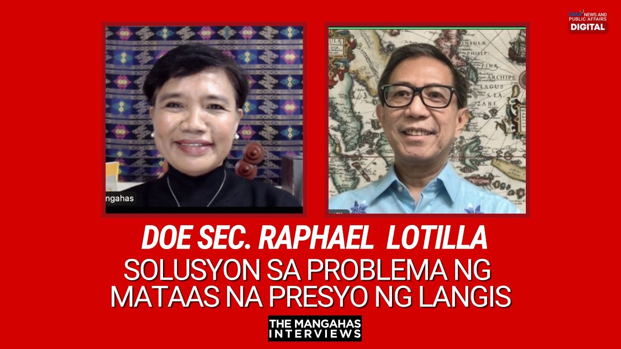 DOE Sec. Raphael Lotilla: 'Ultimate solution is less dependence on ...