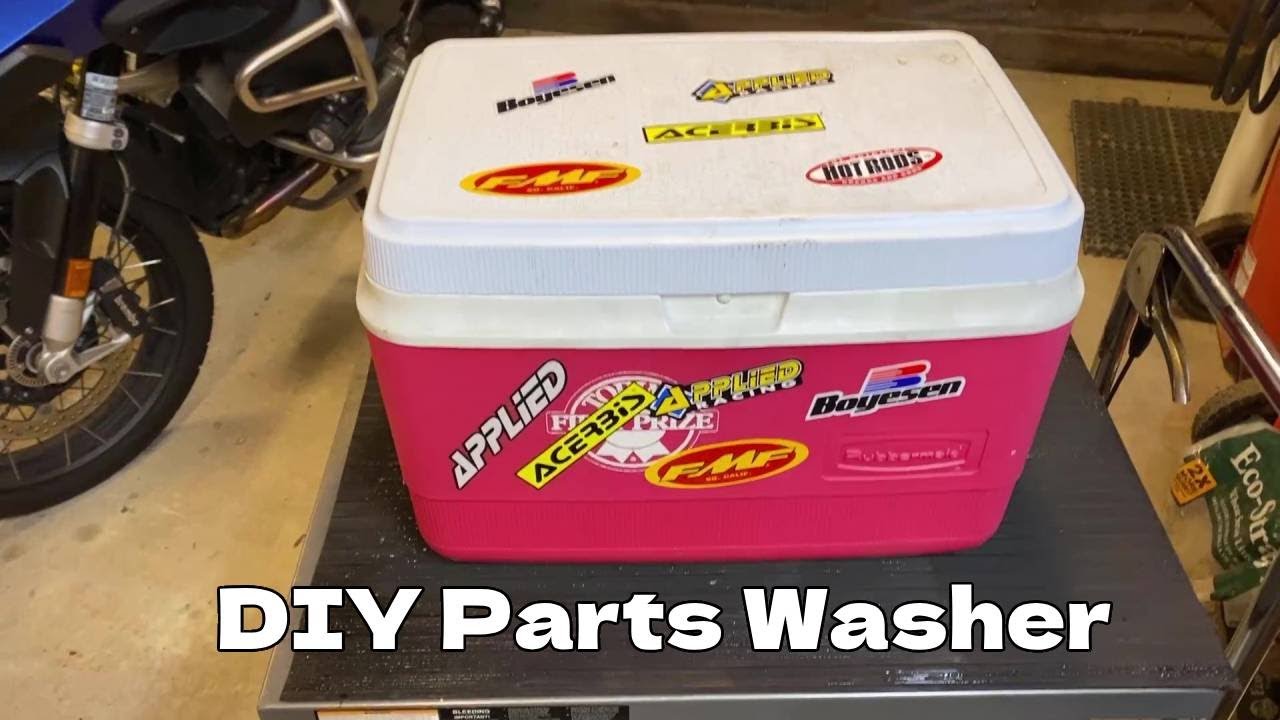 DIY Benchtop Parts Washer - YouTube