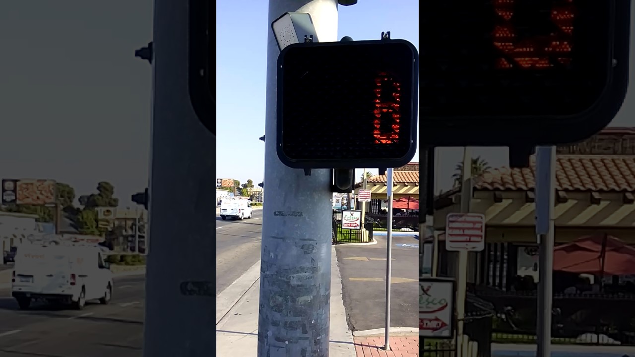 ICC Pedestrian Signal with Wilcox Sales Audible Pedestrian Signal - YouTube