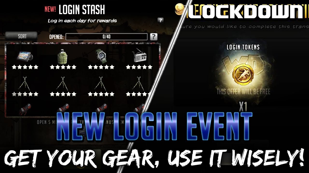 TWD RTS: Get your Gear! 40 Day Login Event - The Walking Dead: Road to ...