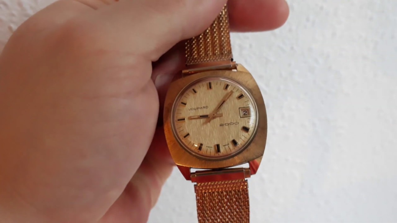Voumard 2000 vintage watch - YouTube